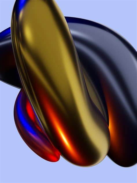 Rounded 3d Shapes On Behance