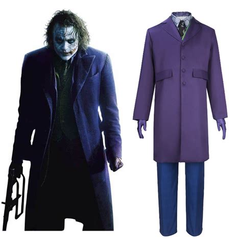 Movie The Batman The Dark Knight Joker Cosplay Costume Outfits Hallowe