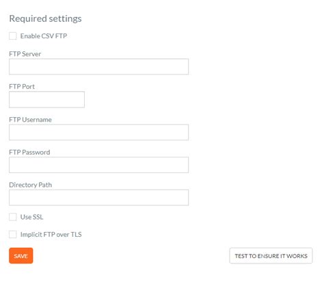 Csv Import Via Ftp Starshipit