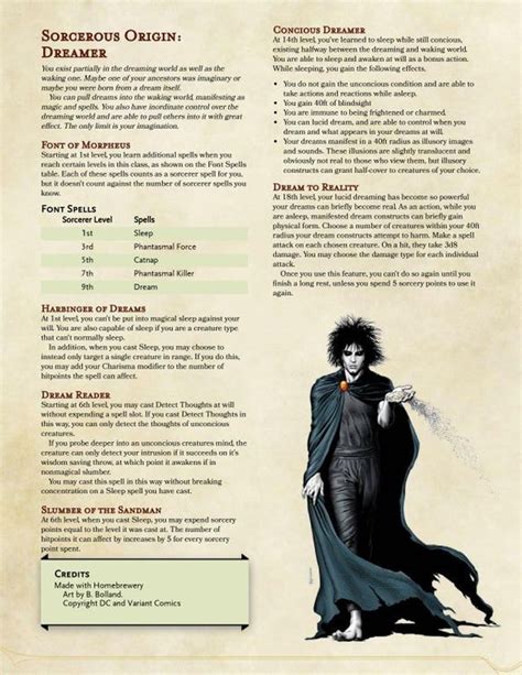 Dunamancy Wizard Subclass William Welsh