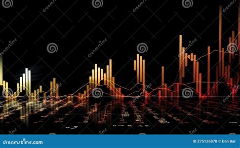 Abstract Representation Of Stock Market Chart Generative Ai Stock