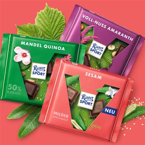Ritter Sport Vegan Chocolate Bars - 3 pack | CrueltyFreeMalta.com