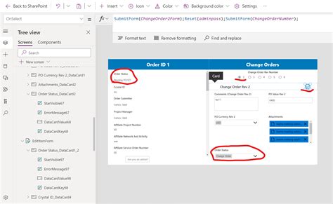 how to update dropdown menu with button r powerapps