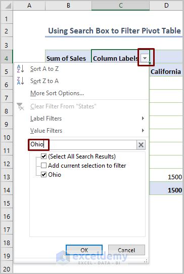 How To Filter Excel Pivot Table 8 Effective Ways ExcelDemy