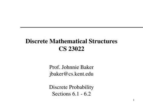 PPT Discrete Mathematical Structures CS PowerPoint Presentation ID