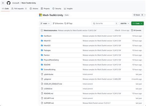 Mesh örneklerini indirin Microsoft Mesh Microsoft Learn