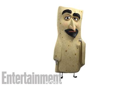 Meet Lavash The Proud Pita Bread In Sausage Party Burrito Guy From