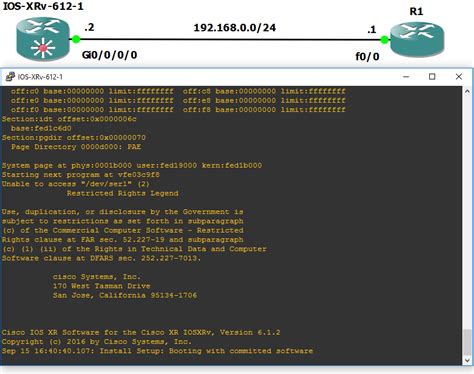 Cisco Ios Xr Deploy An Ios Xrv Appliance In Gns3 Just Lab It