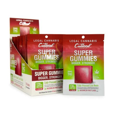 Cutleaf Cbdthc Super Gummies Exotic Kc