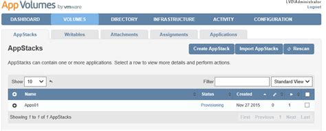 Create Appstack Vdrone