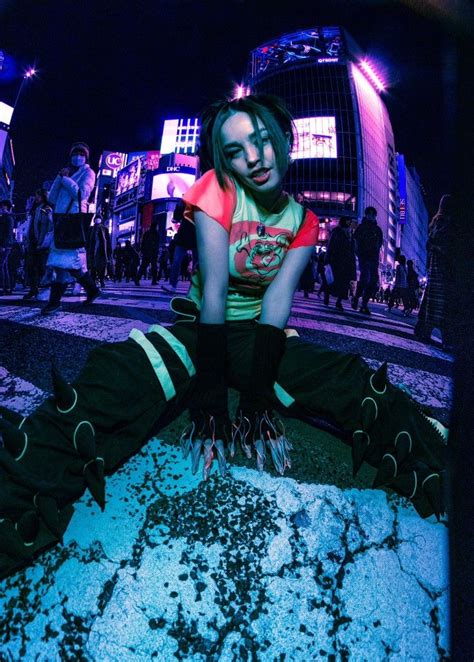 Valkyrae Neon Photoshoot Cyberpunk Photoshoot Cinematic Photography
