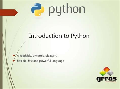 Python Basics Ppt