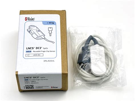 Original Masimo 1863 Adult Finger Clip Spo2 Sensor Lncs Dci Plinma