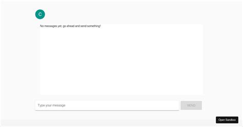 Vue Chat App For Pusher Codesandbox