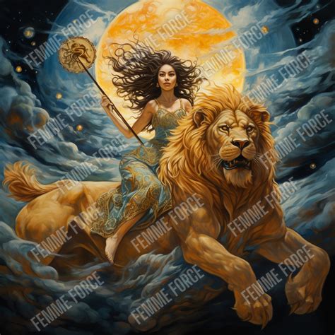 Inanna Sumerian Goddess Digital Art Print Ishtar Mesopotamian Wall