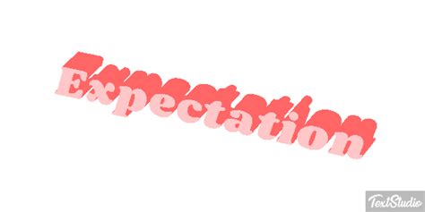 Expectation Word Animated  Logo Designs