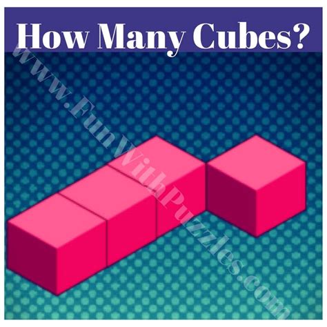 Counting The Number Of Cubes Brain Teasers With Answers