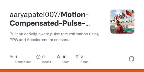 github aaryapatel007 motion compensated pulse rate estimation built