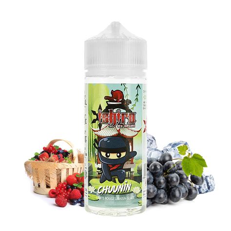 E Liquide Chuunin 100ml Ishiro Par Kawaii Baies Rouges Raisin Aandl