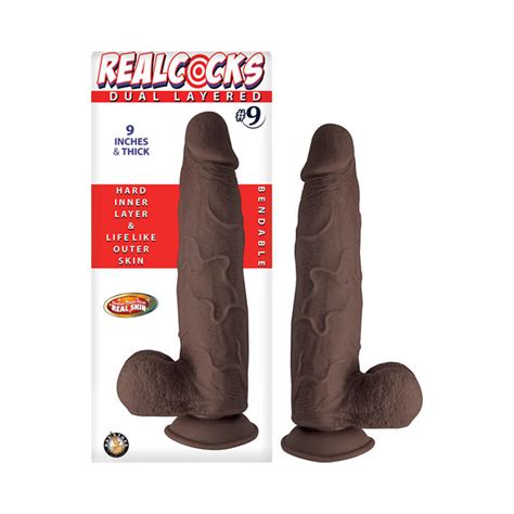 Realcocks Dual Layered 9 9in Dark Brown