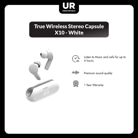 Jual LOOPS True Wireless Stereo Capsule X White Shopee Indonesia