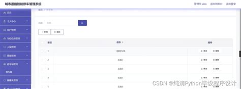 django计算机毕业设计城市道路智能停车管理系统python 源码程序 lw 远程部署 csdn博客