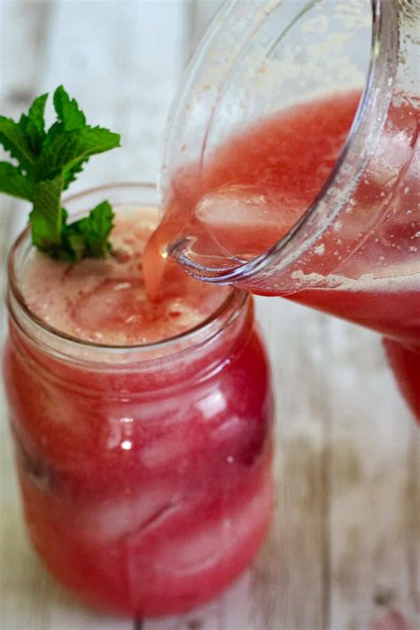 Sparkling Raspberry Lemonade Mediterranean Latin Love Affair