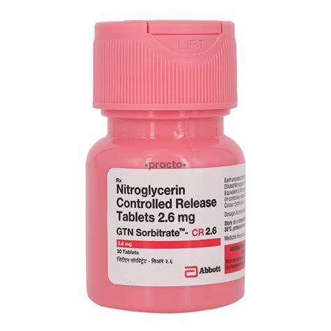 Gtn 2 6 Mg Tablet Uses Dosage Side Effects Price Composition Practo