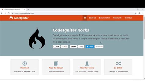 Tutorial Codeigniter Part 1 Apa Itu Codeignitergimana Cara Install Nya Youtube