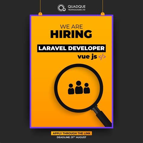 Job Post Laravel Vue Js Developer Internship And Jobs In Bangladesh
