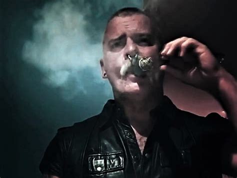 Man Smoke Archive Leather Master Smokes A Stoogie For Cyber Slave Thisvid Com