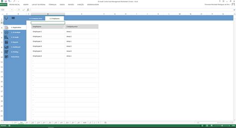 S Audit Control And Management Excel Spreadsheet Template LUZ Templates