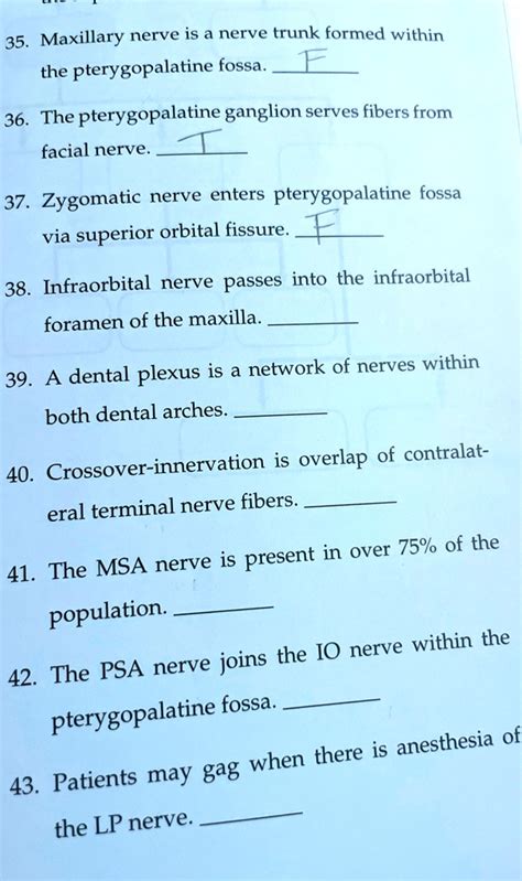 35 Maxillary Nerve Is A Nerve Trunk Formed Within The Pterygopalatine Fossa 36 The