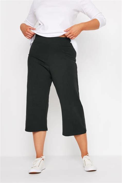Ladies Cropped Trousers Wide Leg Crop Trousers Mandco