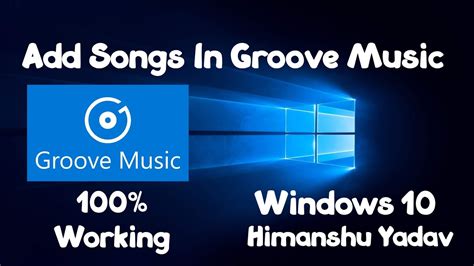 How To Add Songs In Groove Music 100 Workingwindows 10pc Youtube