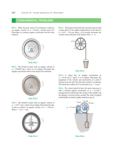 Planar Kinematics Of Rigid Bodies Exercises