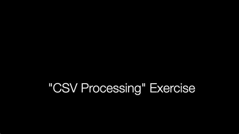163 Csv Processing Exercise Intro To Python Programming Youtube