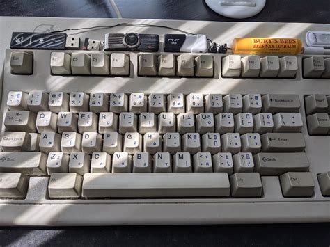 Model M With Unicomp Apl Keycaps R Modelm