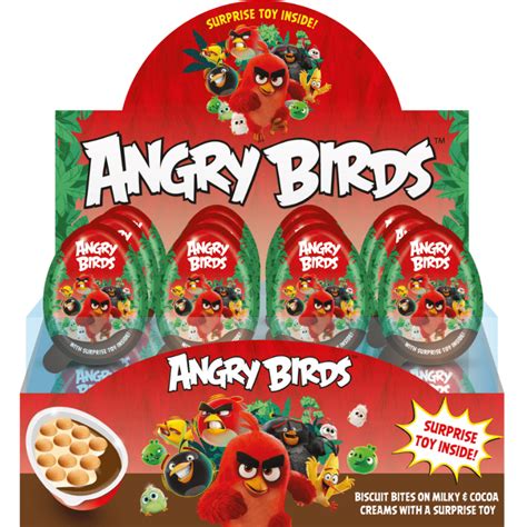 Surprise Egg Angry Birds 20g Box Of 24 Sosweet