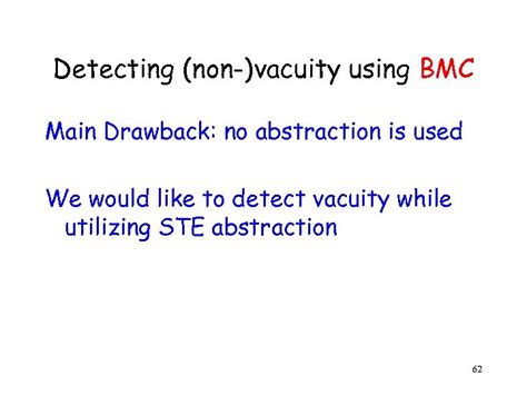 Automatic Refinement And Vacuity Detection For Symbolic Trajectory