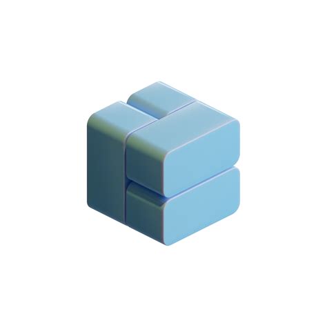 Cube 3d Render Element 24073823 Png
