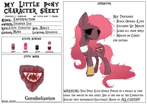 Digital Mlp Reference Imperfection Corrupted Oc By Invaderika On Deviantart