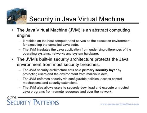 Java Platform Security Architecture