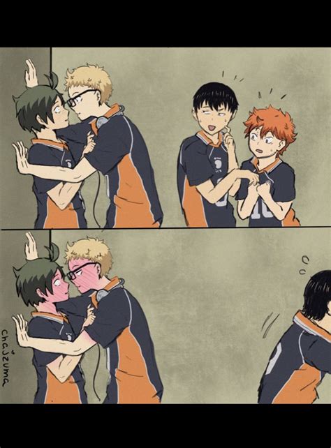 Tsukishma X Yamaguchi Tadashi X Tsukishima