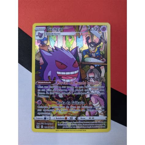 Cartao Pokemon Gengar Brilhante Pokémon Gengar 60162 Xy