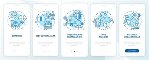 Institutions Examples Blue Onboarding Mobile App Screen Organizations Walkthrough 5 Steps