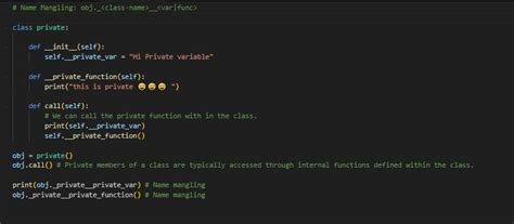 Revise Python Python Name Mangling