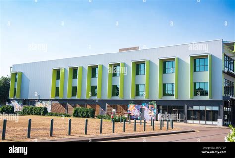 Simple Use Of Color And Tin Cladding Add Character To A Plain Box Shaped Commercial Building