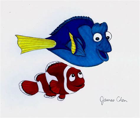 Dory Finding Nemo Drawing Bandai America Disney Finding Dory Finding
