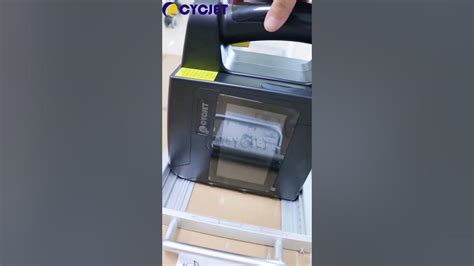 How To Print Multiple Lines On Carton Box By Cycjet Portable Handheld Inkjet Printer Manual